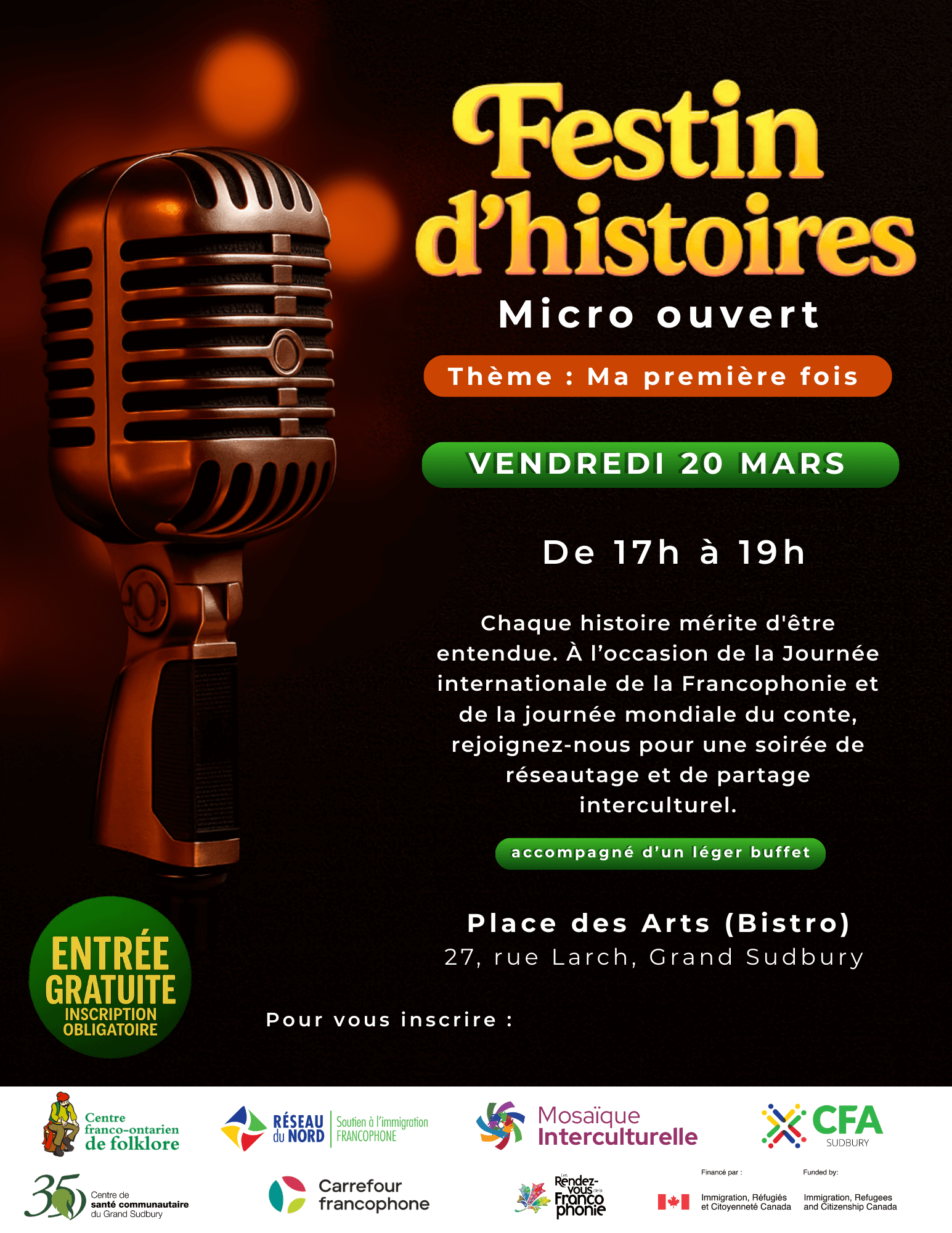 Festin d’histoires – Micro ouvert – Le Centre de santé communautaire du ...